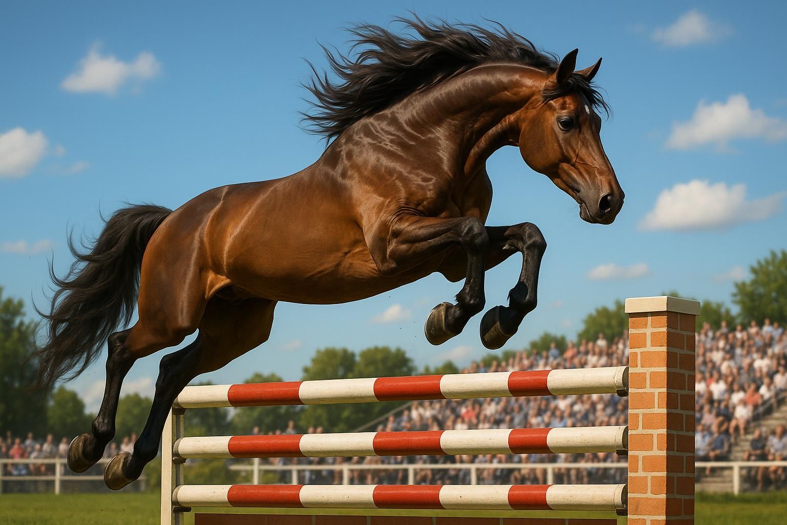 Cheval qui saute très haut, quels sont les records