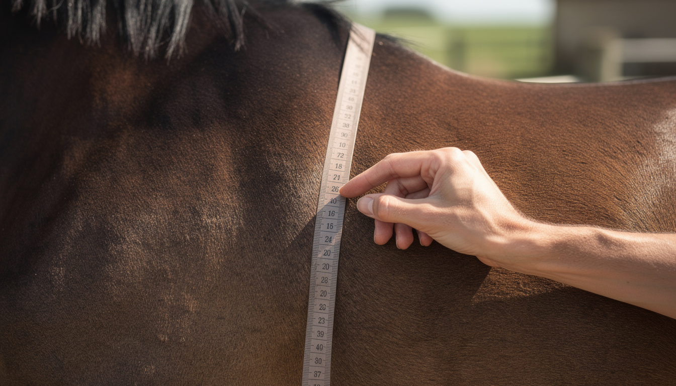 Mesurer le garrot d’un cheval facilement 🐴📏