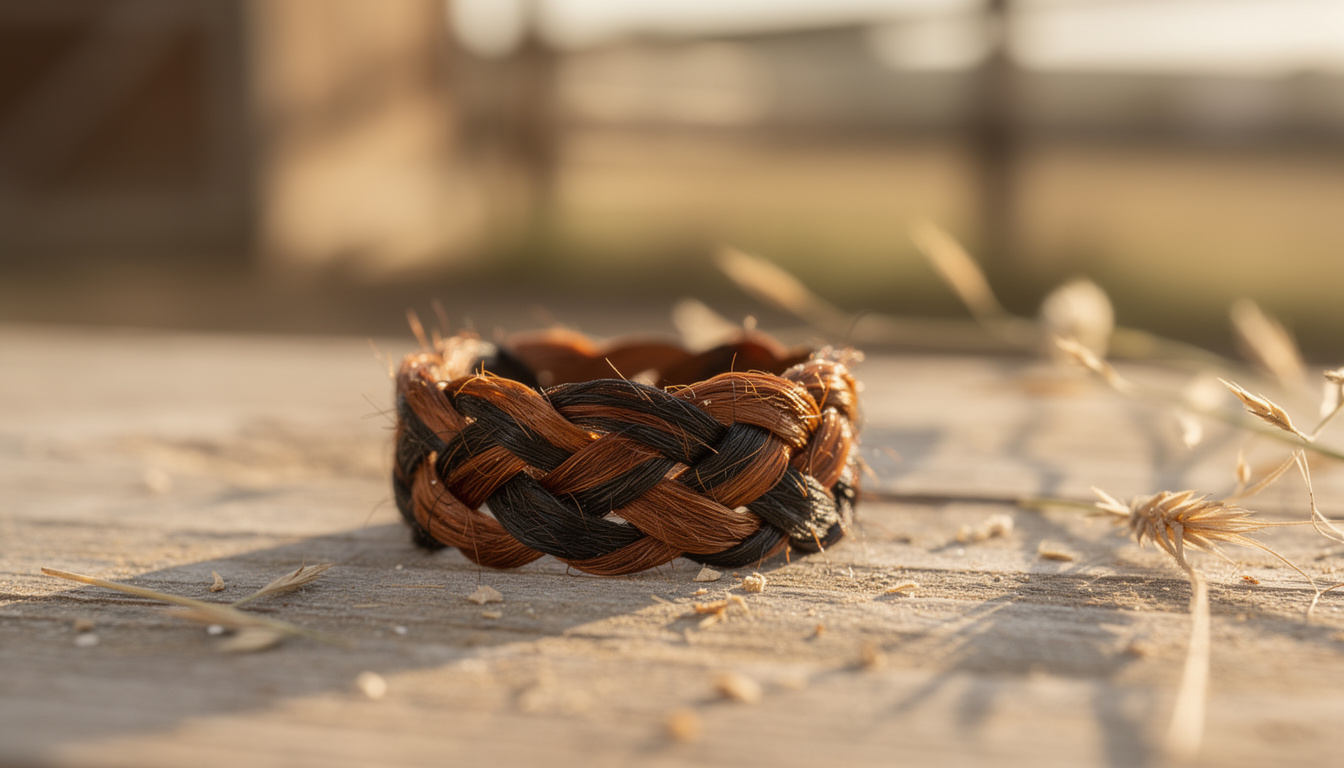💍 Bague en crin de cheval : l'élégance unique et symbolique 🐴