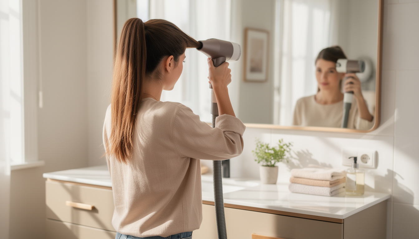 🎀 Astuce Stylée : Queue de Cheval Parfaite avec un Aspirateur ! 🌀